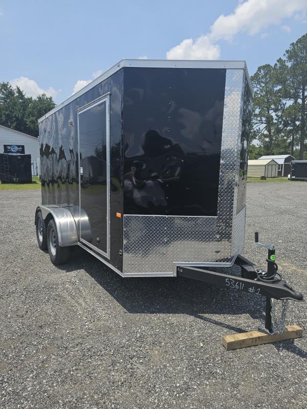 New 2025 6 X 12 Rock Solid Rear Double Doors 00000000000053611 - Circle ...