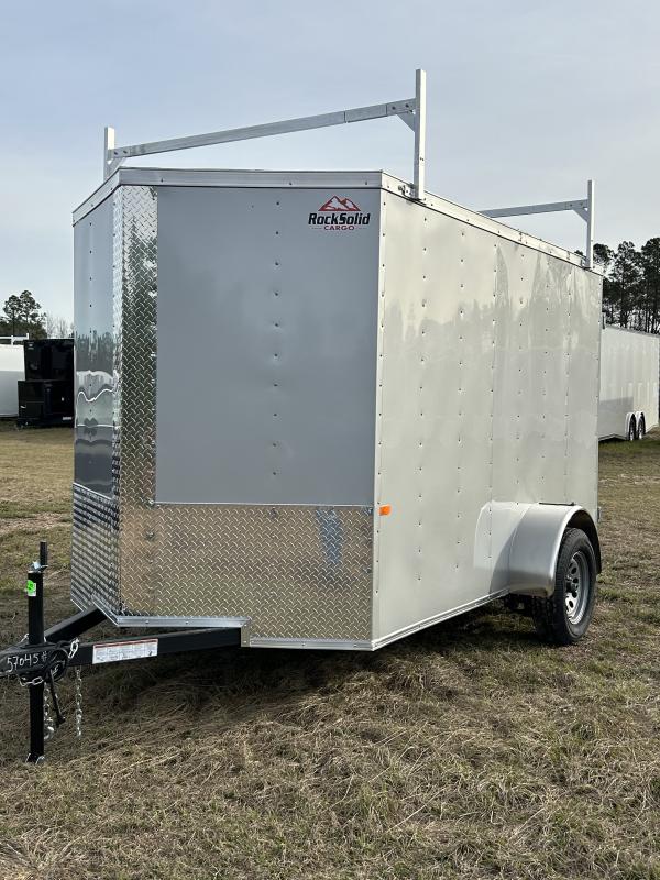New 2025 6 X 10 Rock Solid Rear Double Doors 00000000000057045 - Circle ...