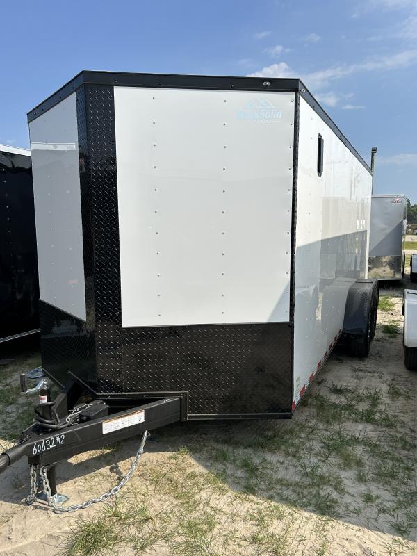 New 2025 7 X 18 Rock Solid Cargo TA 00000000000060632 - Circle Double B ...