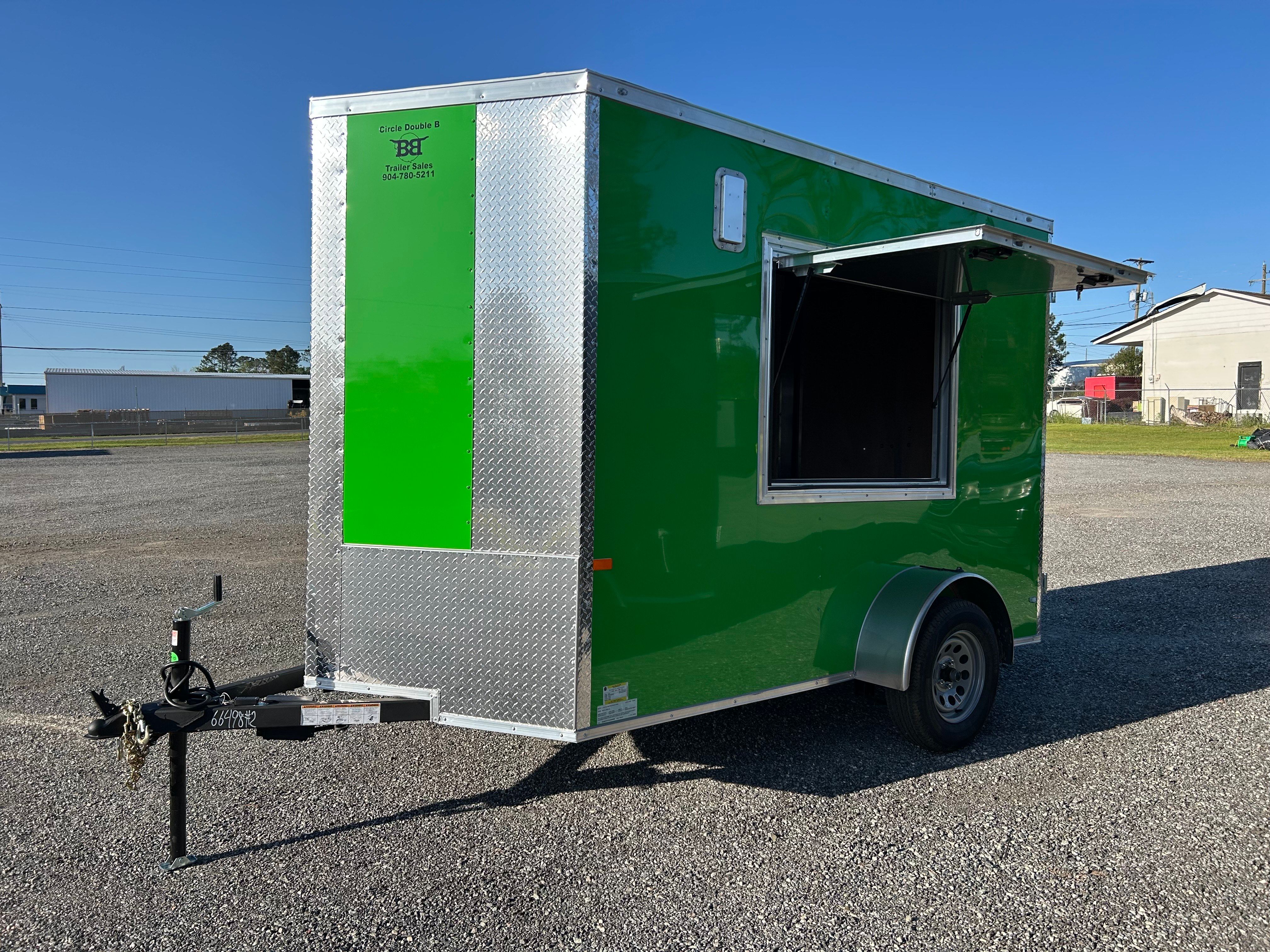 New 2026 6 X 10 Rock Solid Concession with Rear Double Doors ...