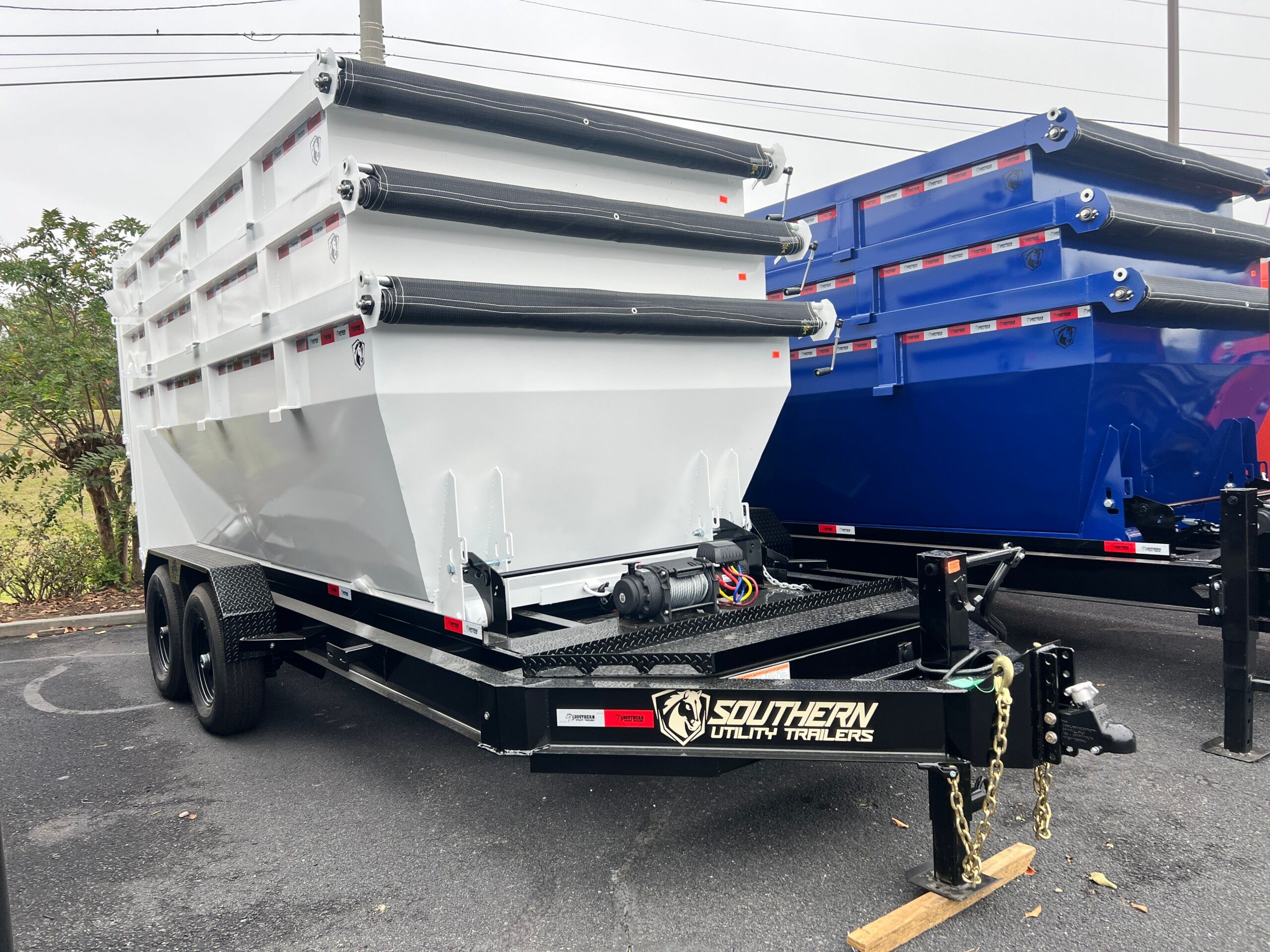 New 2026 Southern Utility 7 X 14 Roll-off Dump Trailer 3 Bins | Tarps ...
