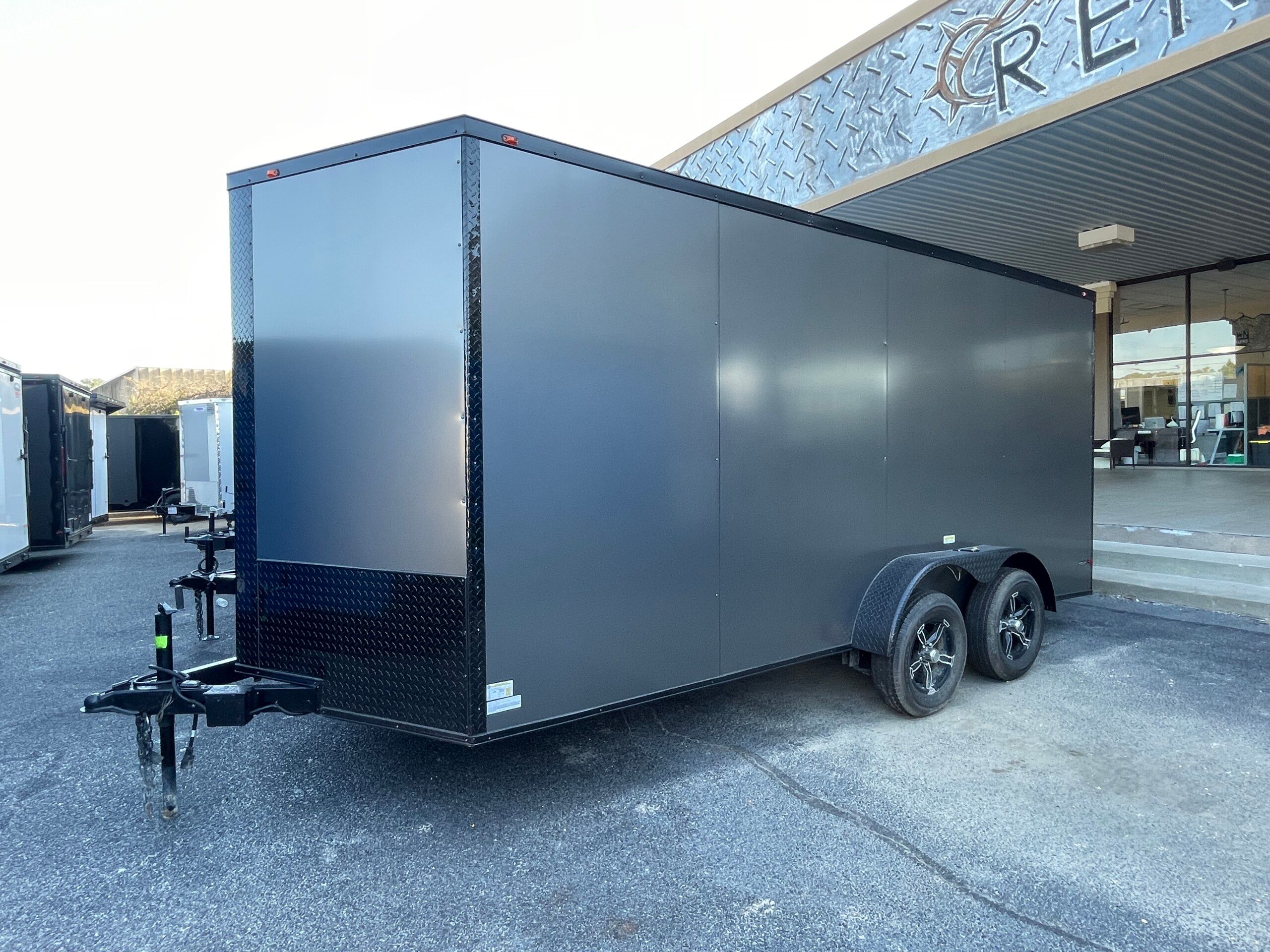 New 2026 Deep South 7 X 16 Enclosed Cargo Trailer Polycore Exterior ...