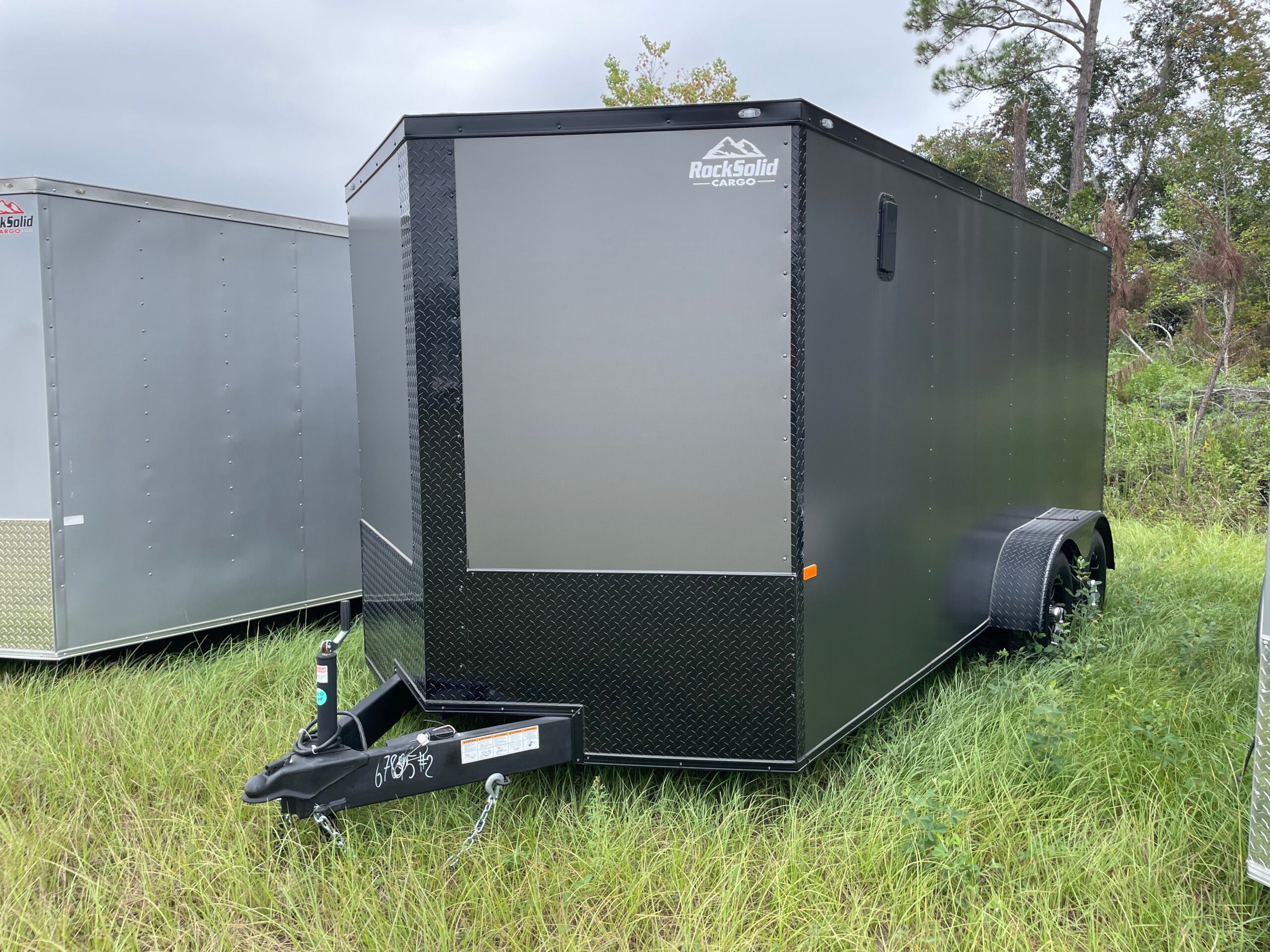 New 2026 Rock Solid Cargo 7 X 16 Enclosed Cargo Trailer Blackout ...