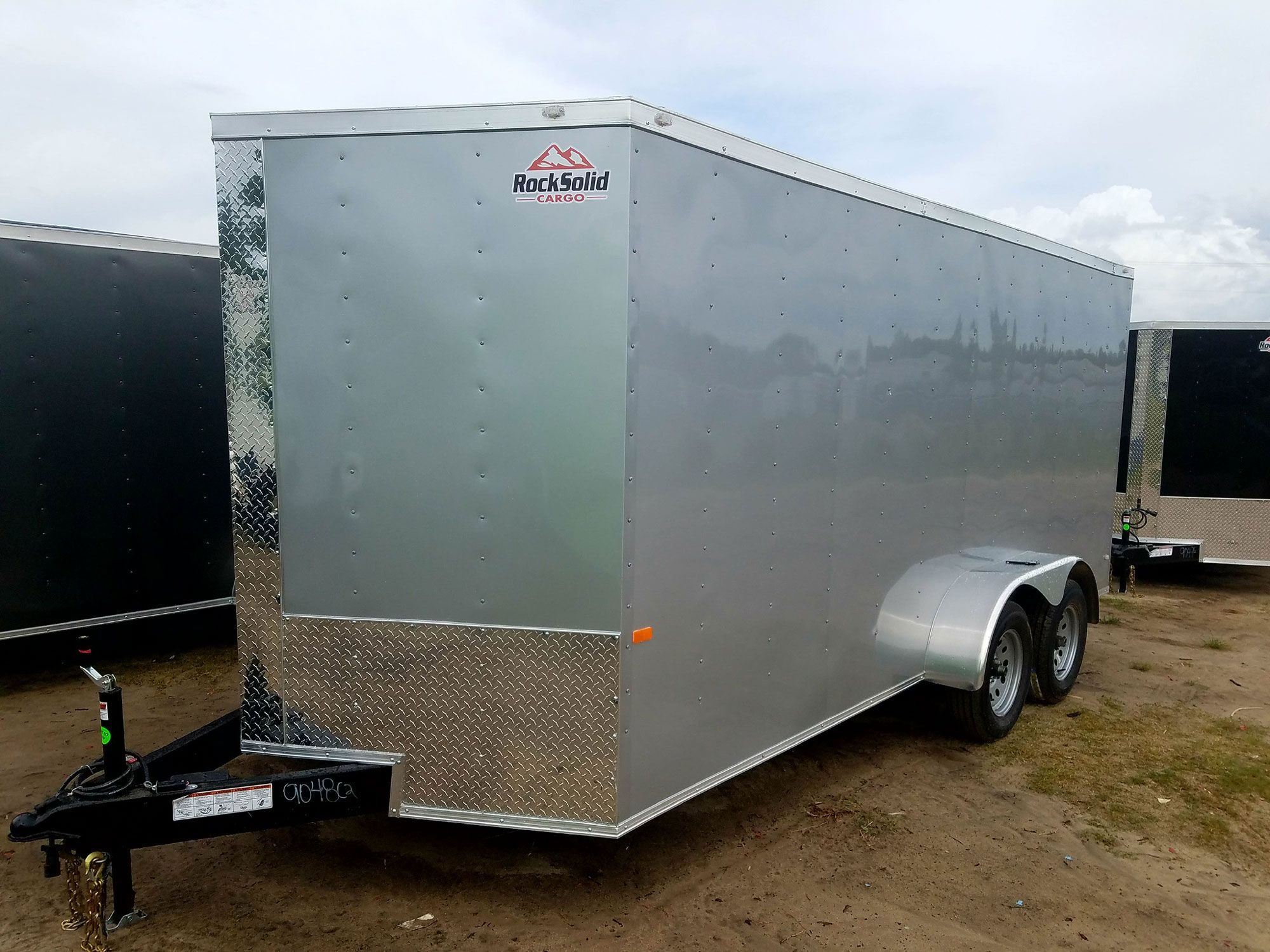 New 2026 Rock Solid Cargo 7 X 16 TA Enclosed Cargo Trailer Ramp ...