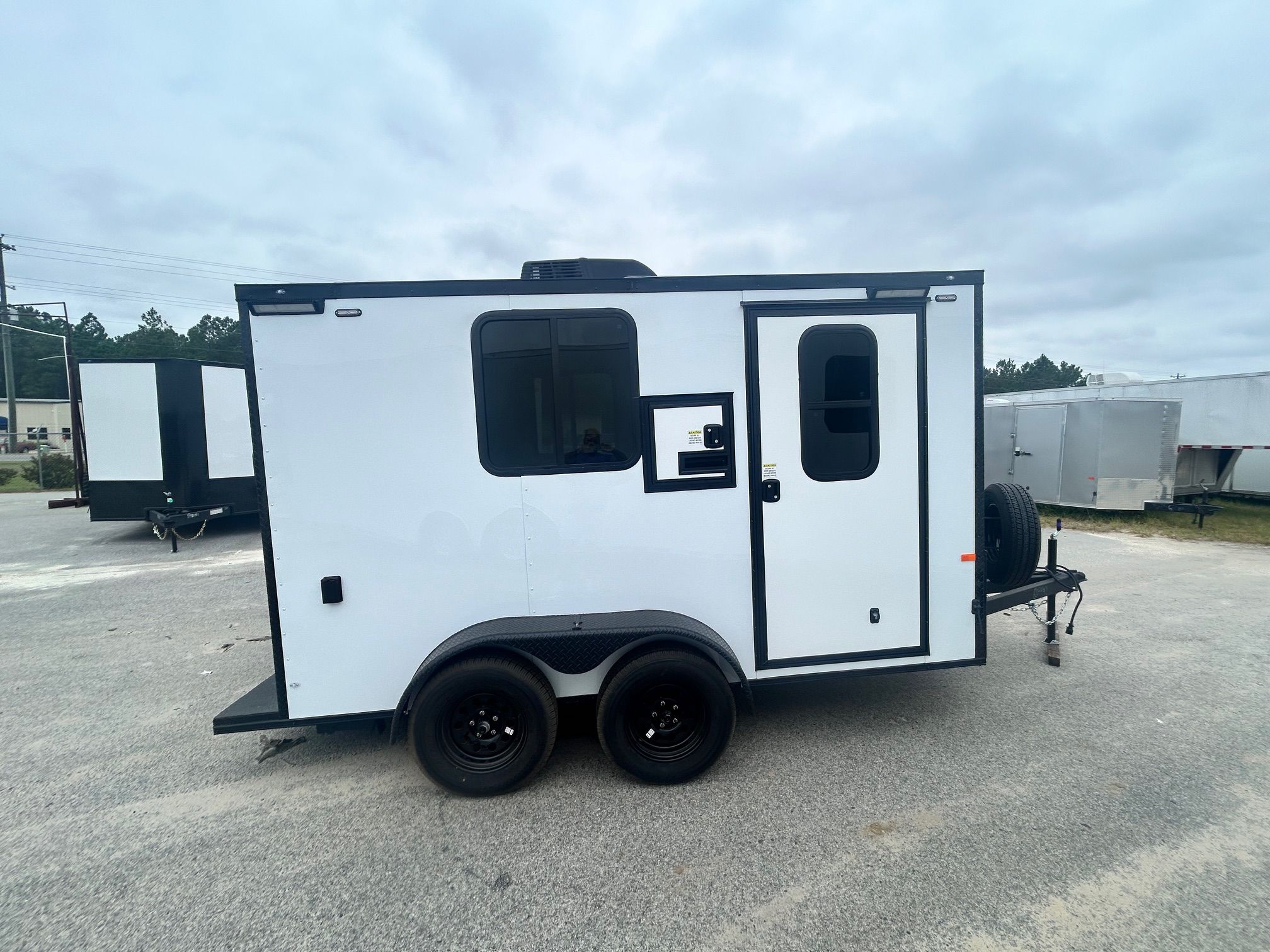 New 2026 Rock Solid Cargo 7 X 12 TA Fiber Splicing Trailer Fiber Optic ...